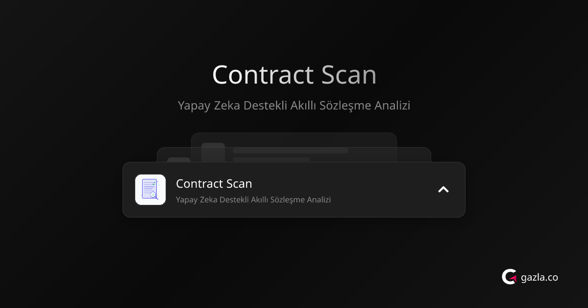 Contract Scan | Ürün Detayları